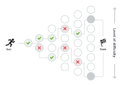 Two Types of Computer Adaptive Testing in Assessment